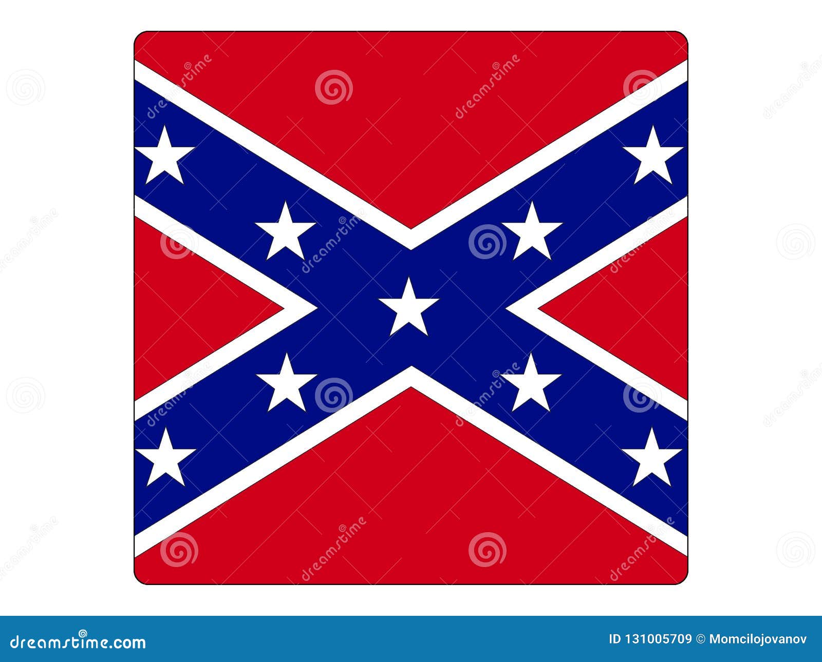 Square Flag of the Confederation Stock Vector - Illustration of canada ...