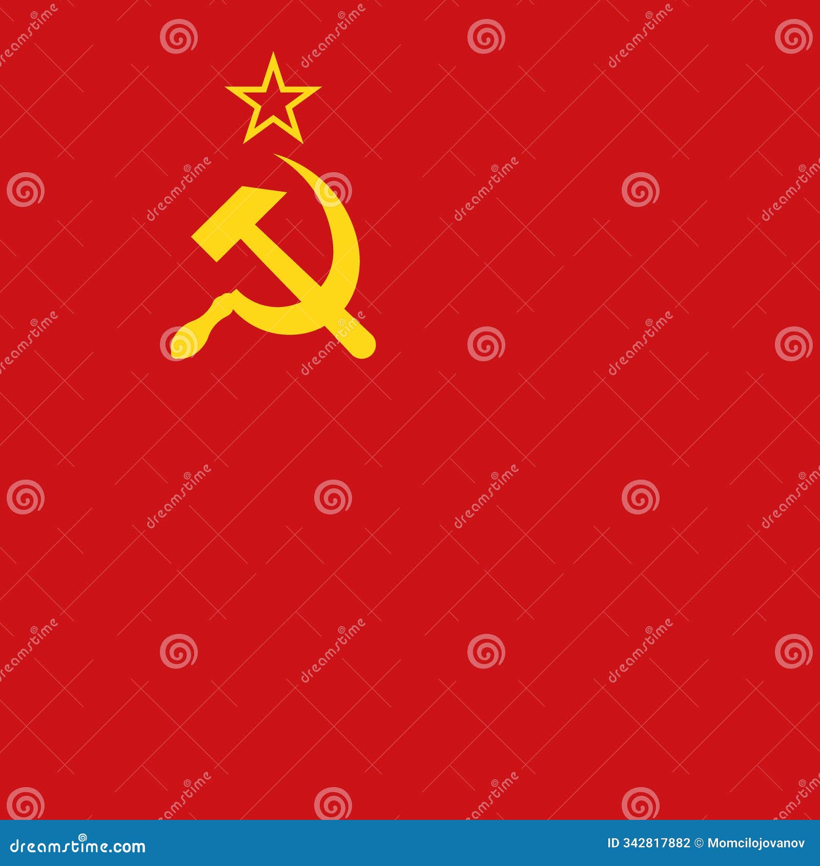 Union Of Soviet Socialist Republics Map With Flag - Outline Of A State ...