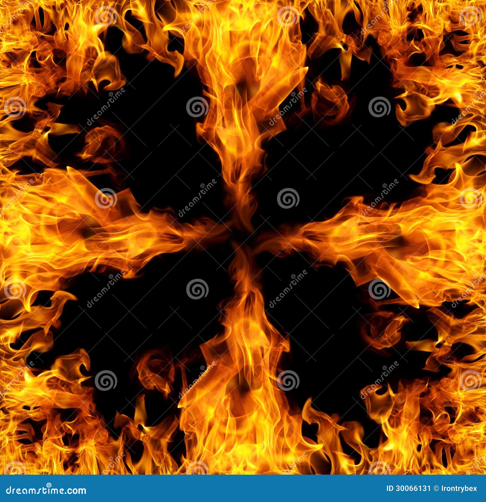 Square flames stock image. Image of double, sparks, fiery - 30066131