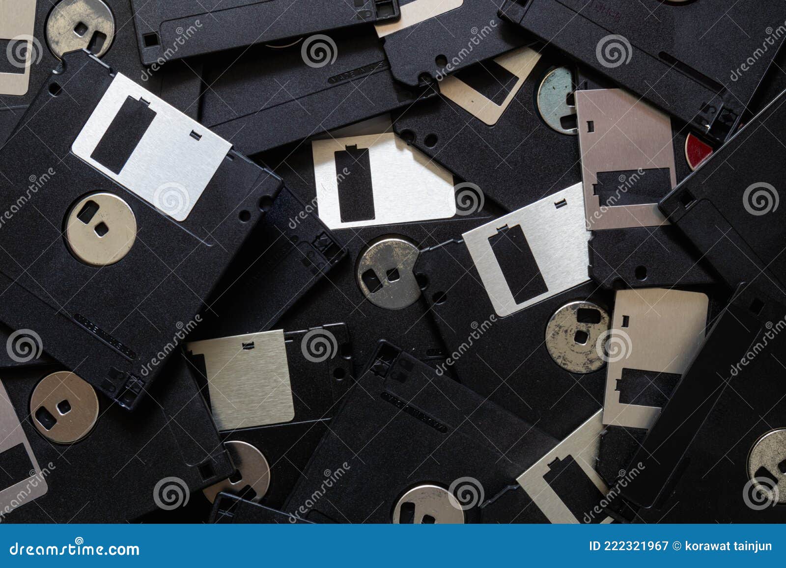 A Square Floppy Disk is a Magnetic Disk for Storing Data in an Old ...