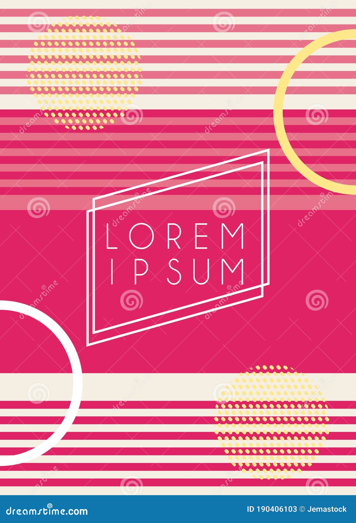 Square Frame in Abstract Banner Modern Poster Stock Vector ...