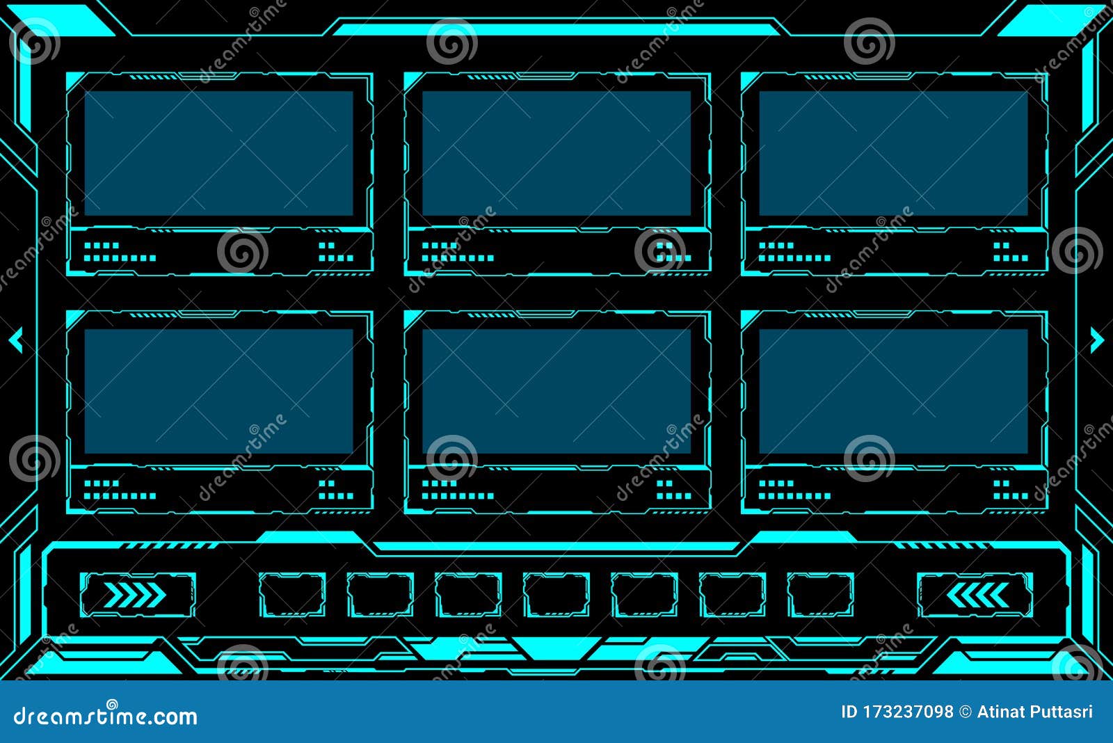 Square Frame Abstract Technology Future Interface Hud . Stock Vector ... Square Frame Abstract Technology Future Interface Hud . Stock Vector ...