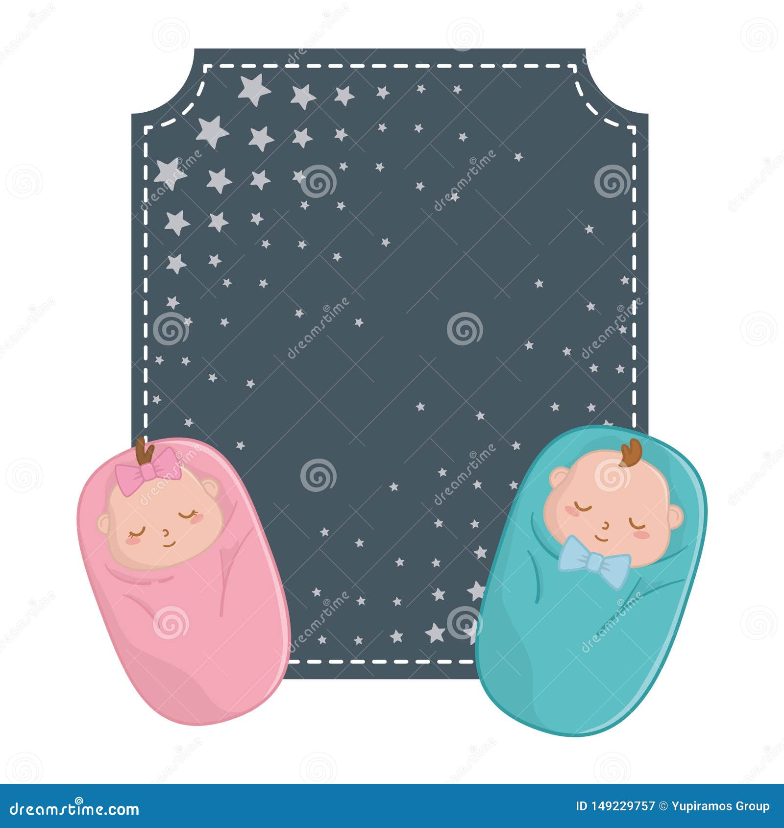 Babys Sheltered And Birthday Cake Vector Illustration | CartoonDealer ...