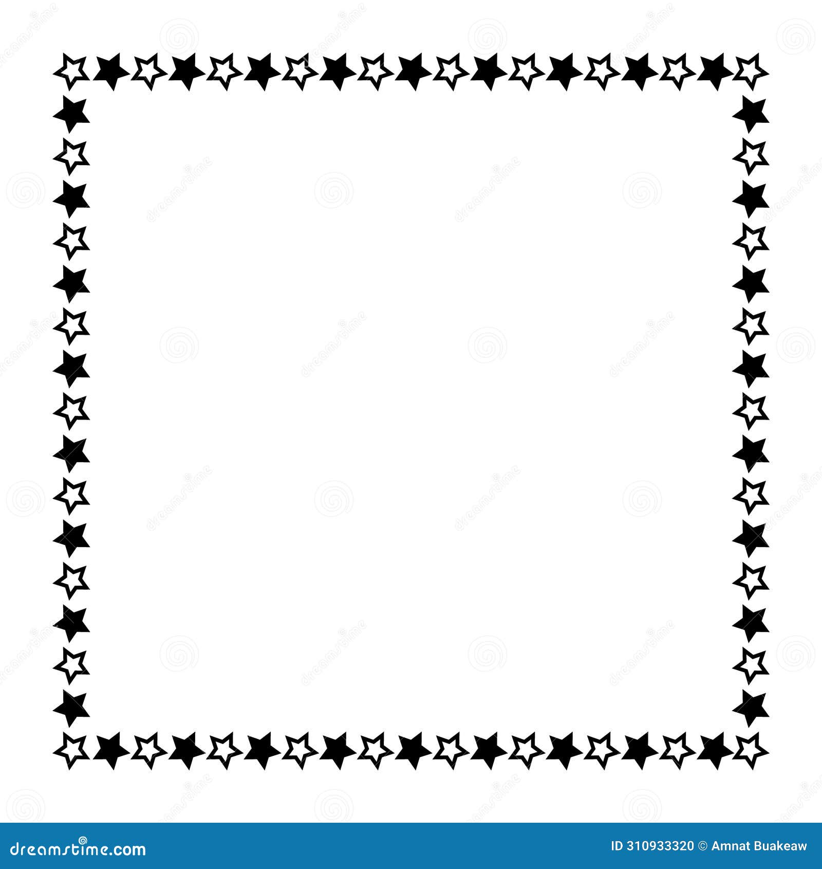Square Frame, Border Frame Graphic Simple, Square Frame, Art Line Frame ...