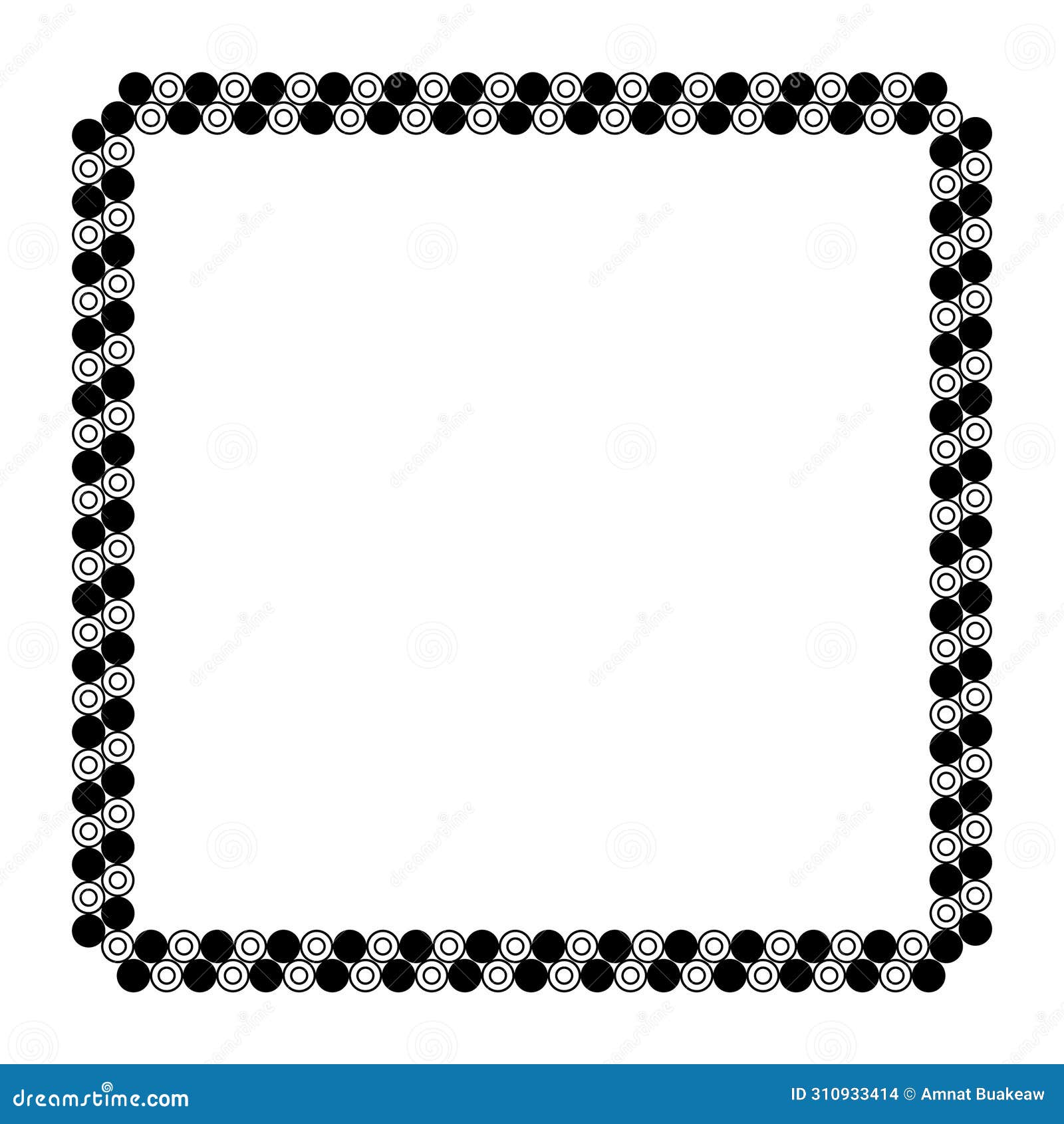 Square Frame, Border Frame Graphic Simple, Square Frame, Art Line Frame ...
