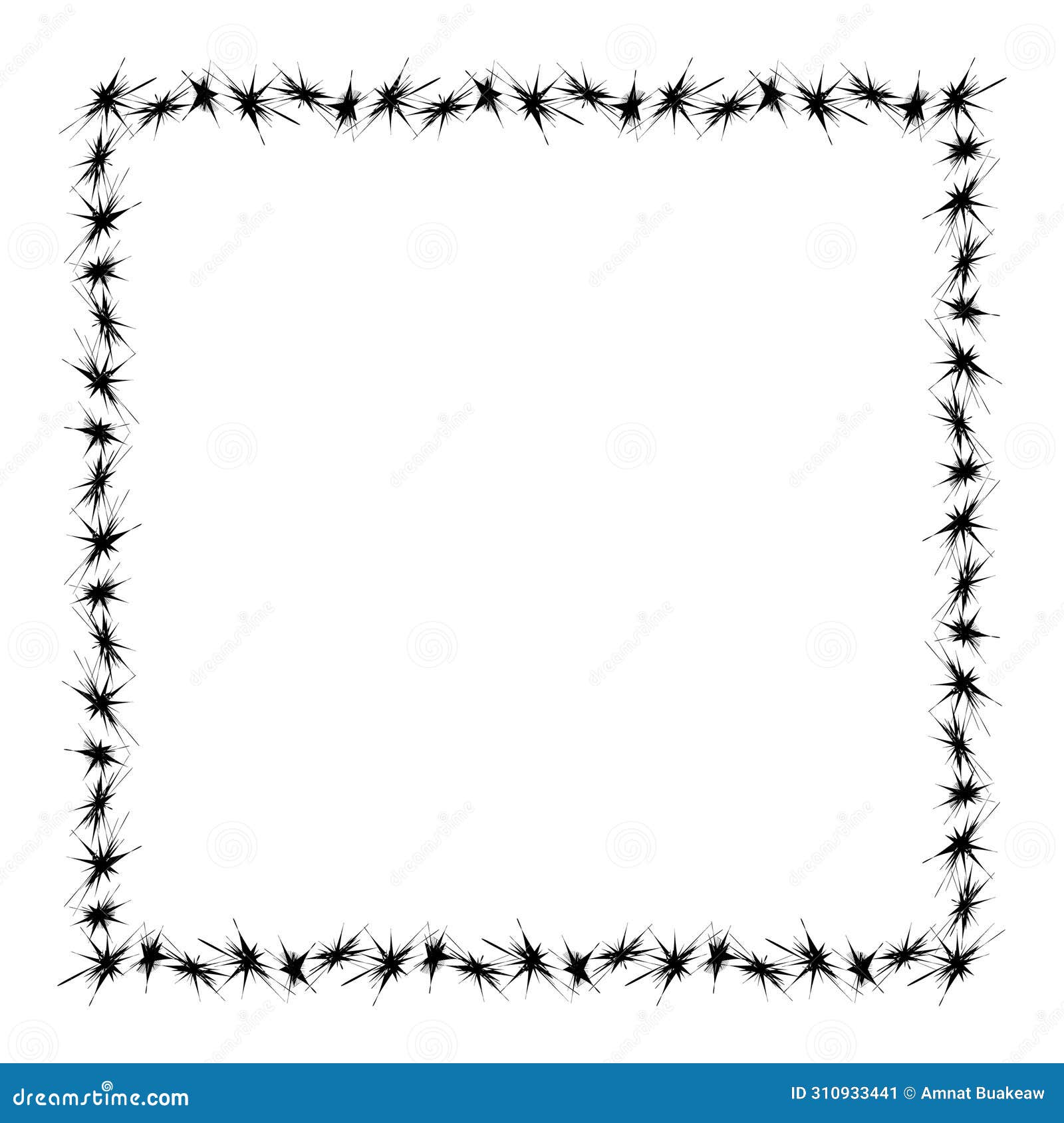Square Frame, Border Frame Graphic Simple, Square Frame, Art Line Frame ...