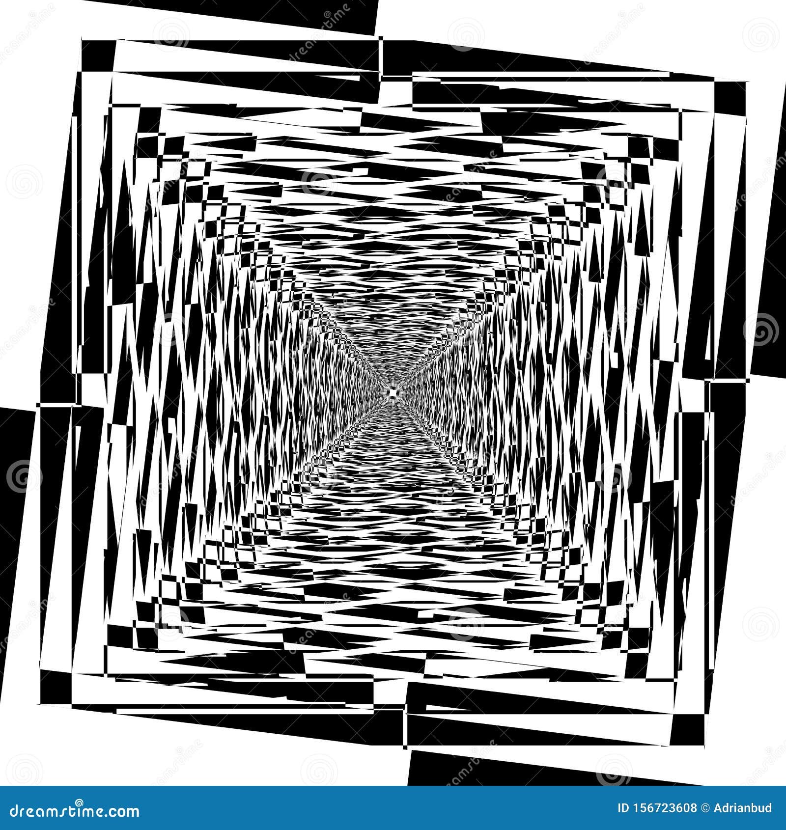 Triangle Inspired Texture Background, Continuous Cartoon Vector ...