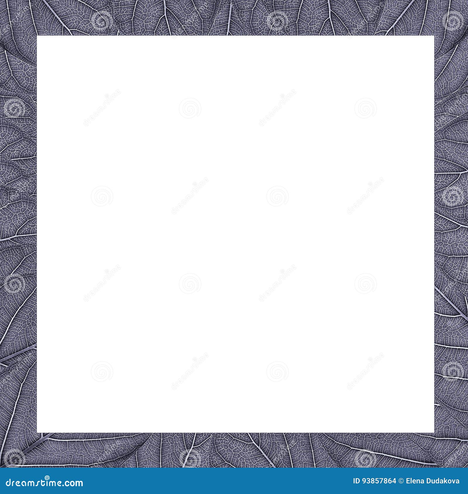 Square Frame of Metal Texture Leaves Stock Illustration - Illustration ...