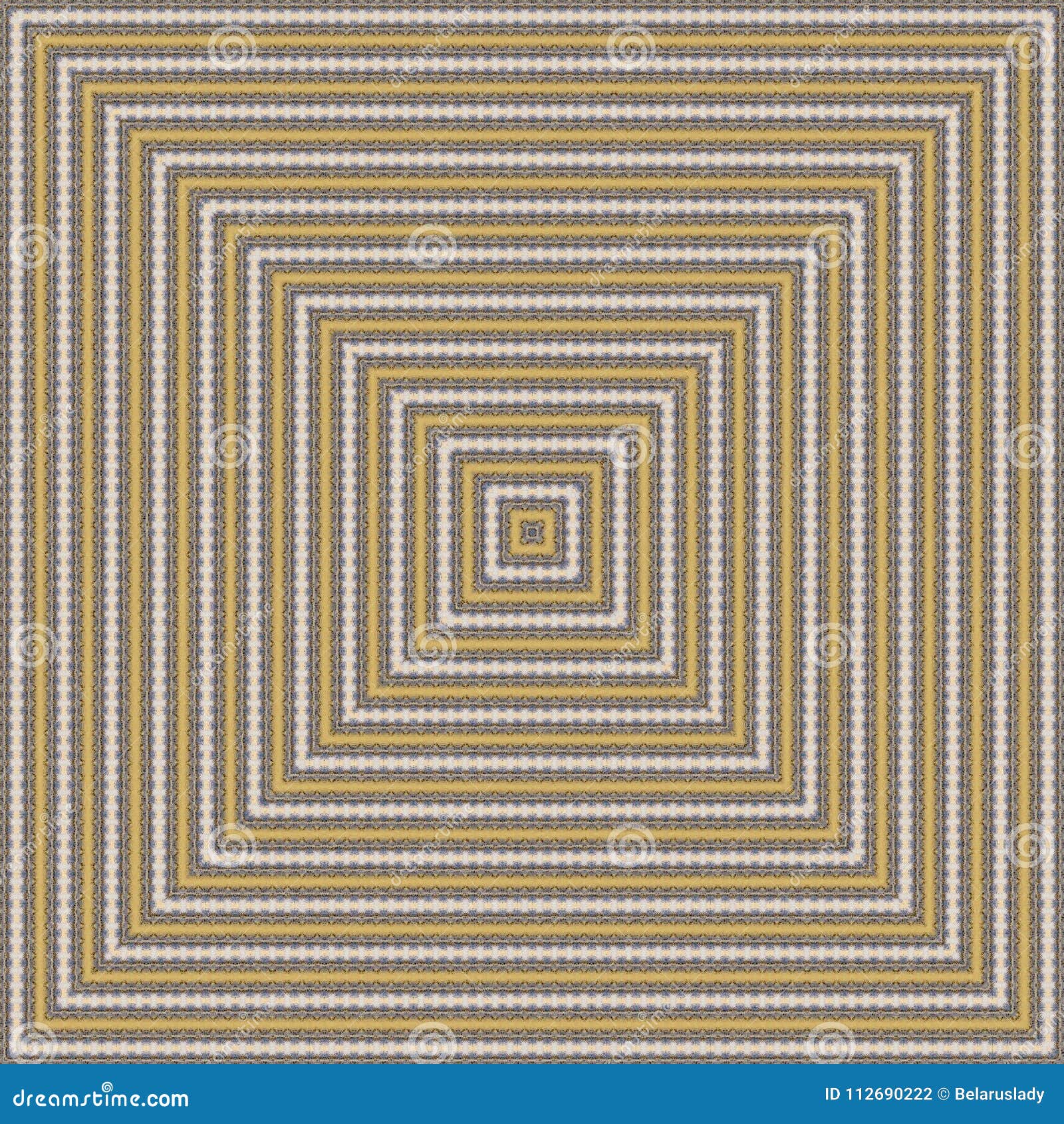 Square Frame Pattern with Abstract Motif Stock Illustration ...