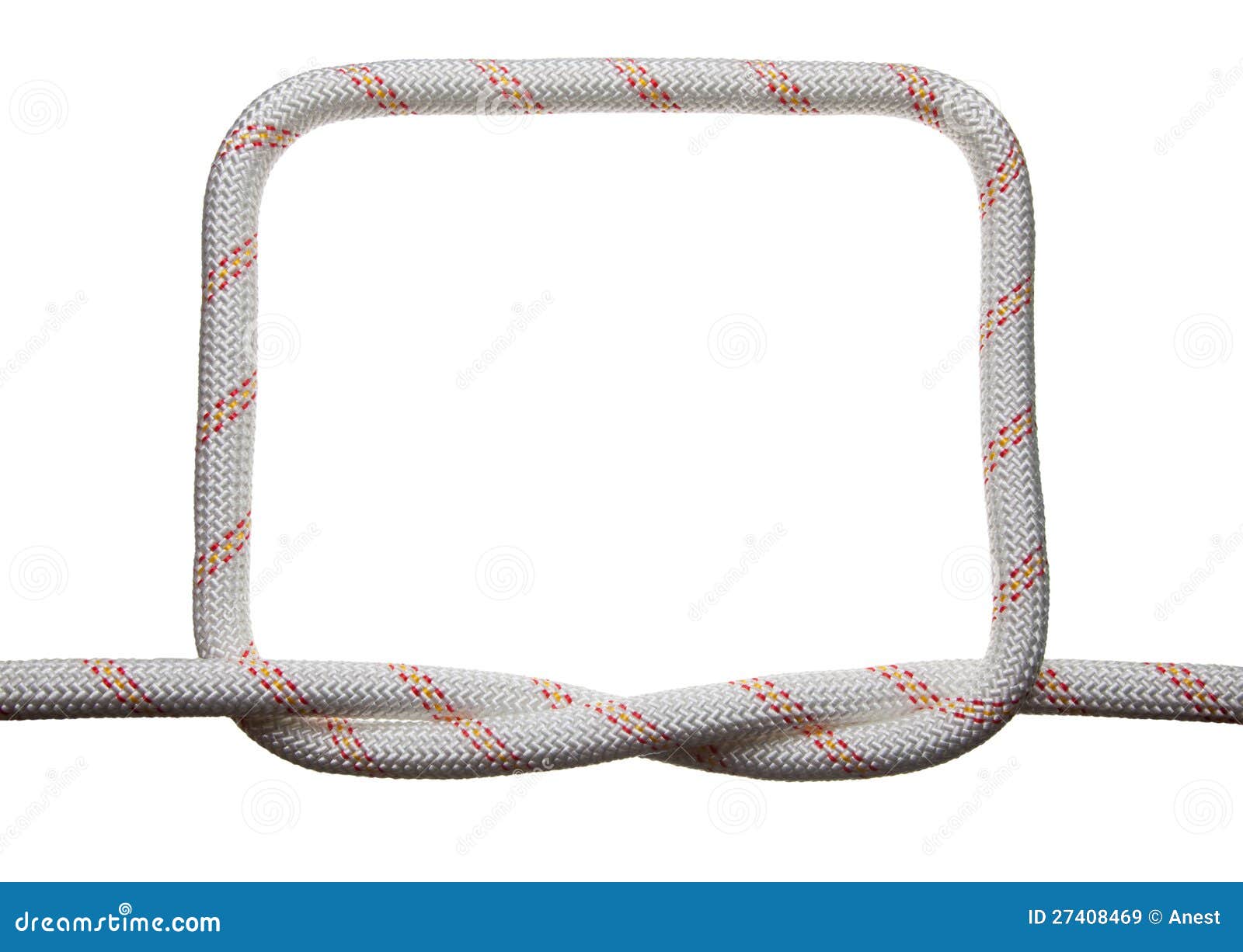 Square frame of rope bond stock image. Image of cord - 27408469