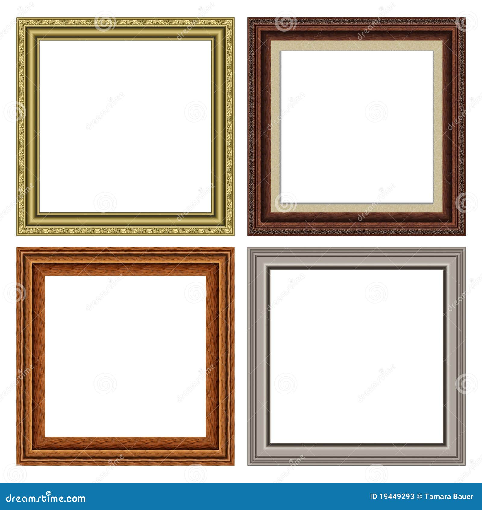 Square frame set stock image. Image of decor, edge, frame - 19449293