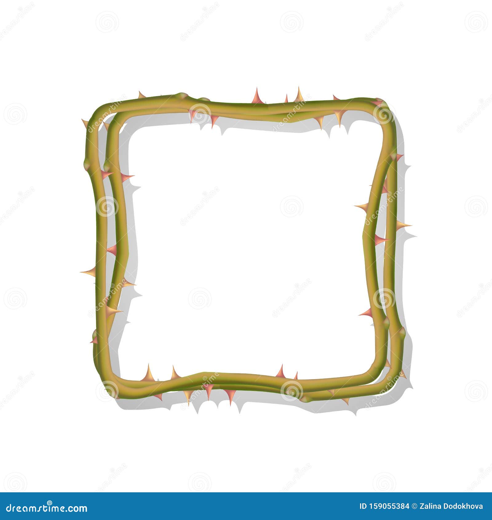 Frame Of Thorns Royalty-Free Stock Photo | CartoonDealer.com #196414443