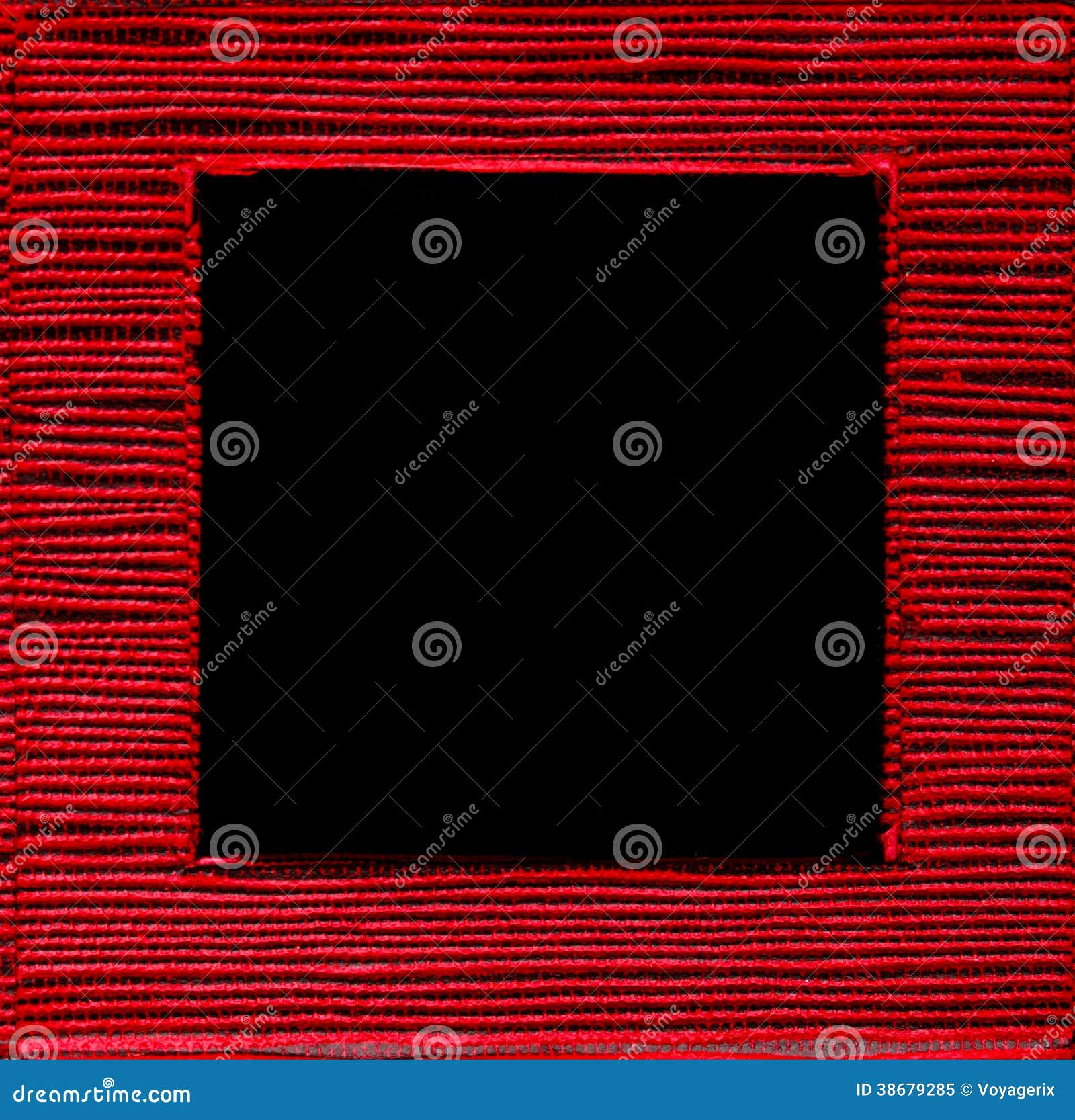 Square Framed Text Box Red Black Background Stock Image - Image of text ...