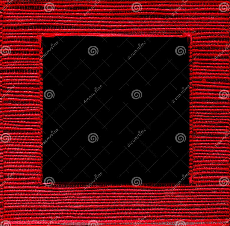 Square Framed Text Box Red Black Background Stock Image - Image of text ...