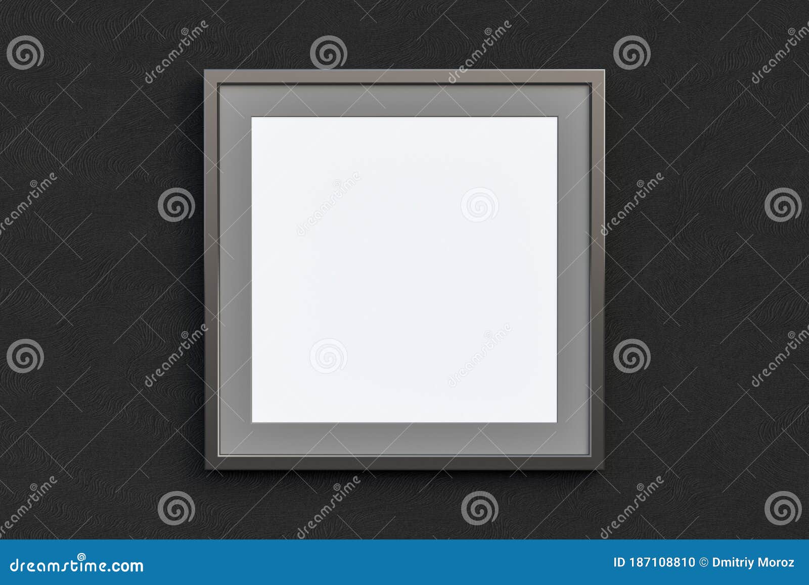 Square Frames with Blank Poster Stock Illustration - Illustration of ...