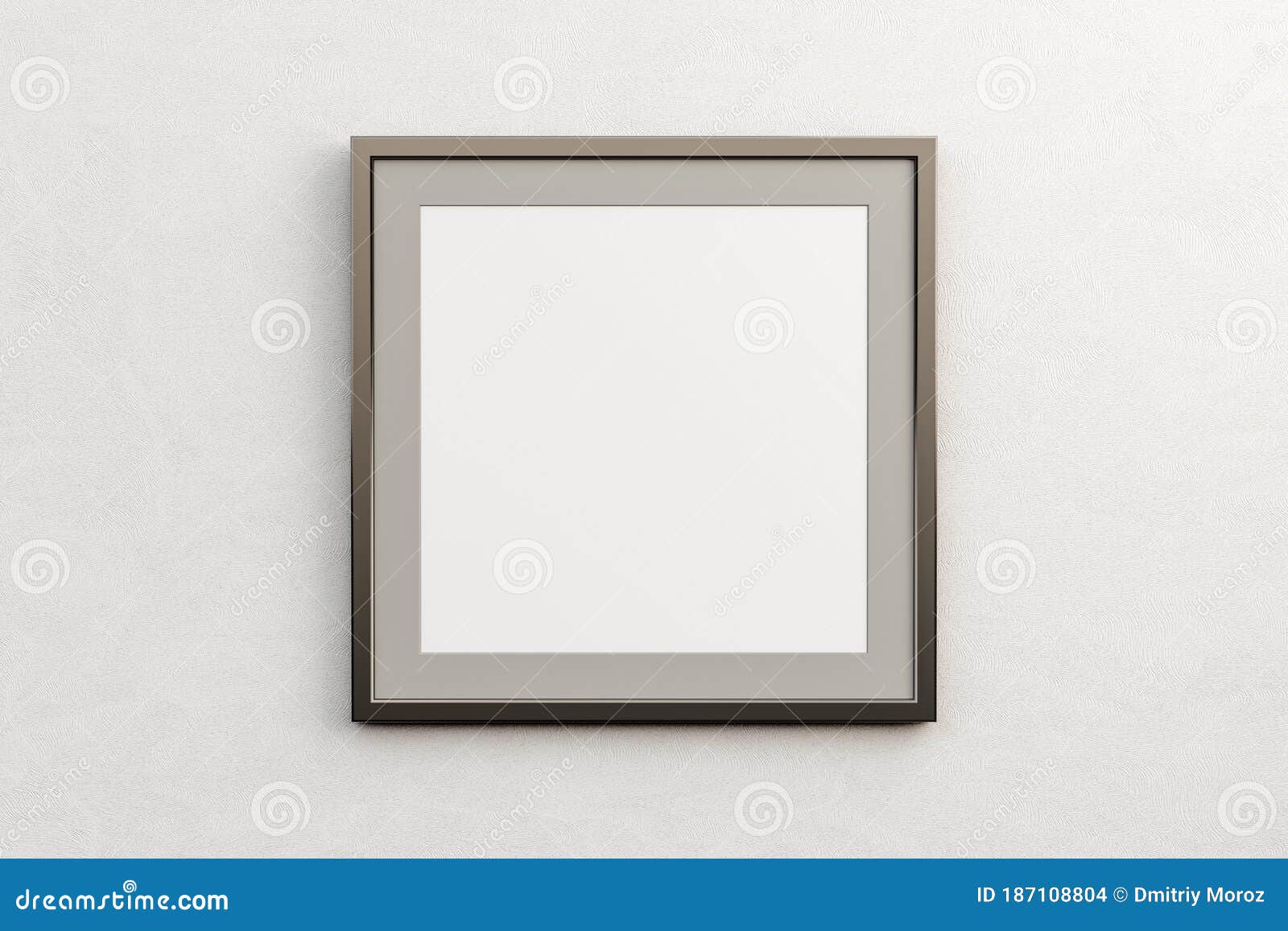 Square Frames with Blank Poster Stock Illustration - Illustration of ...