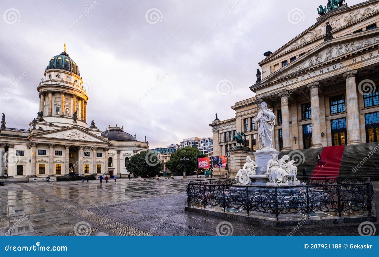 Square in Front of Concert Hall Editorial Stock Photo - Image of ...