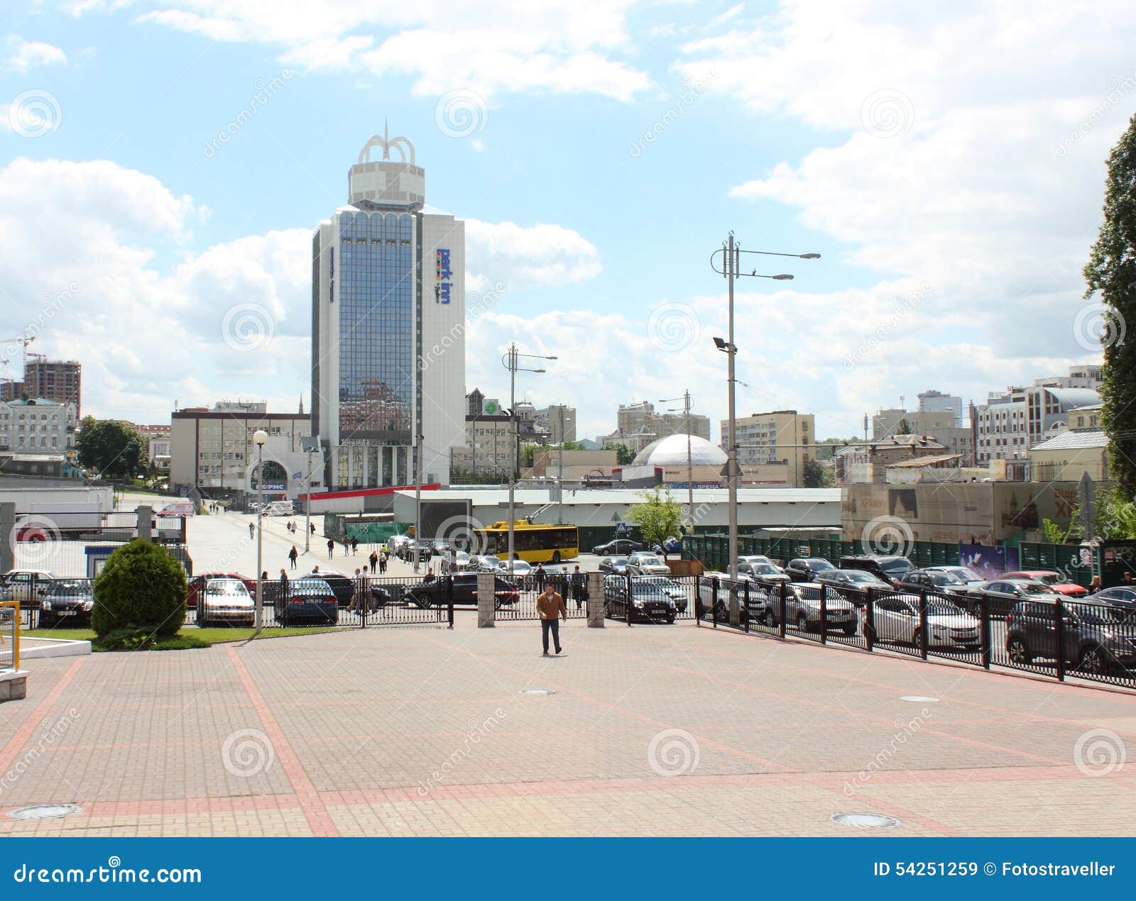 Square in Front of the Stadium Editorial Stock Image - Image of ...