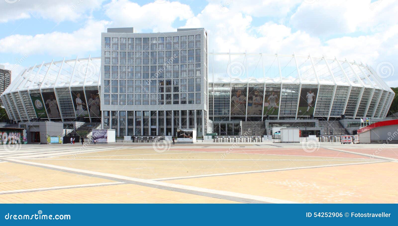 Square in Front of the Stadium Editorial Photo - Image of sunny ...