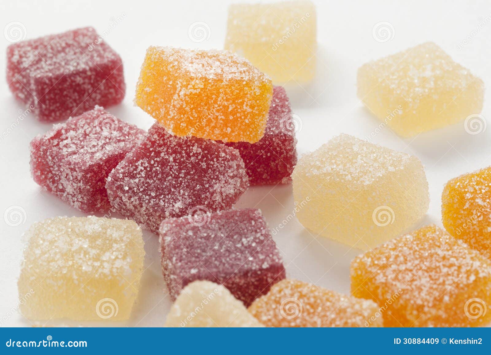 Square fruit jelly candy stock image. Image of gelatin - 30884409