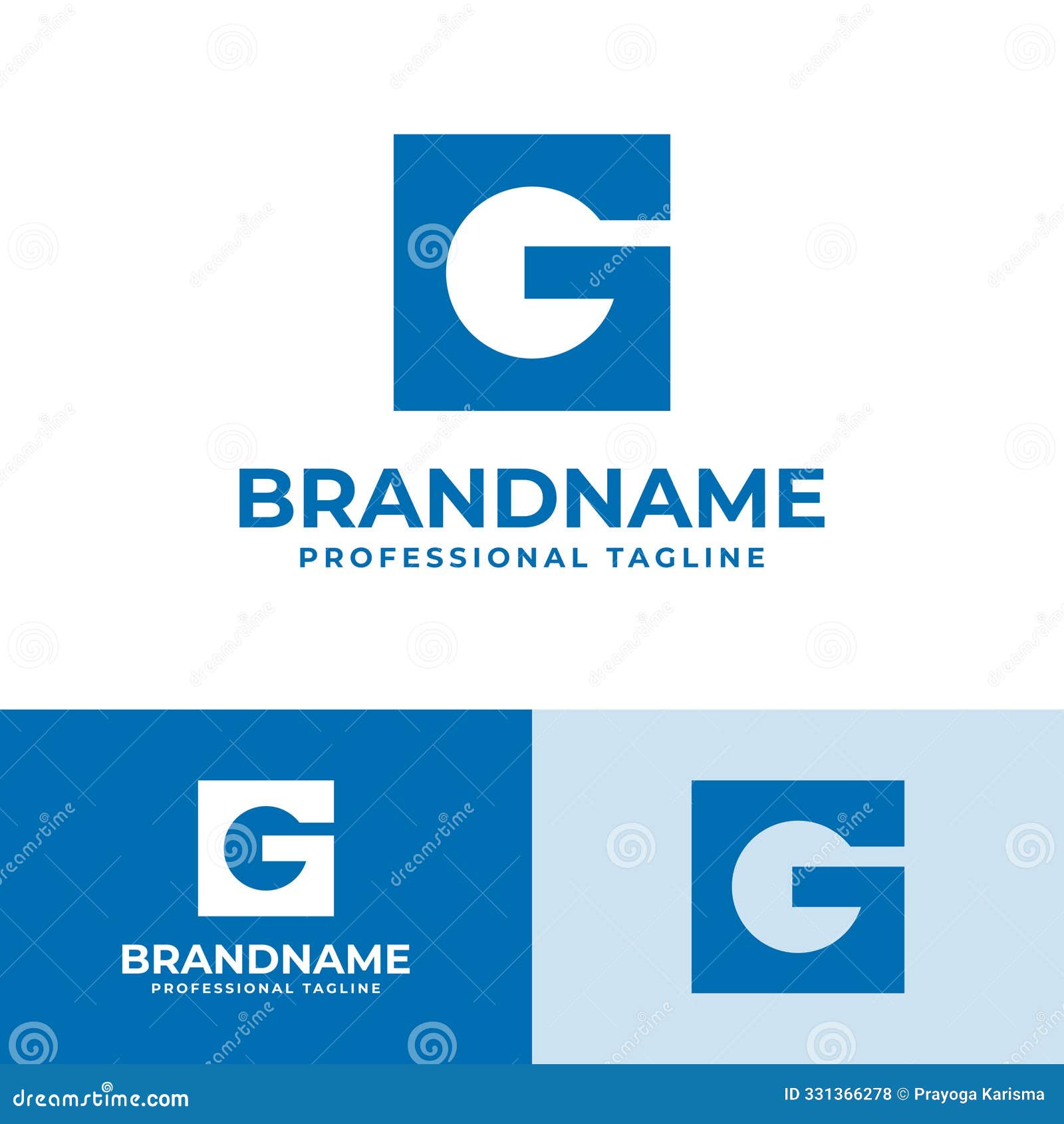 Square G Logo, Suitable for Any Business with G Initial Stock ...