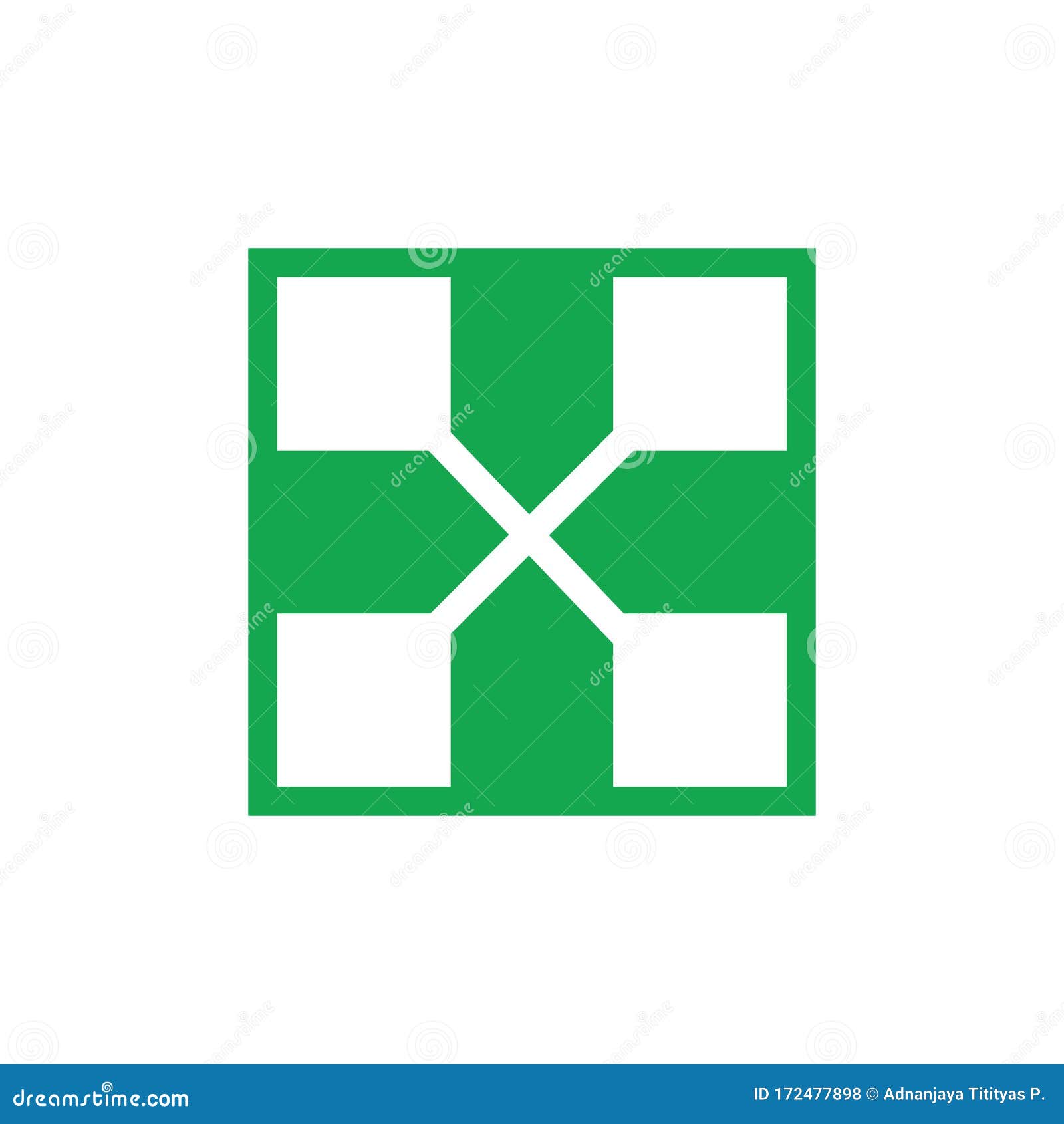 Square Geometric Plus Medical Logo Vector Stock Vector - Illustration ...