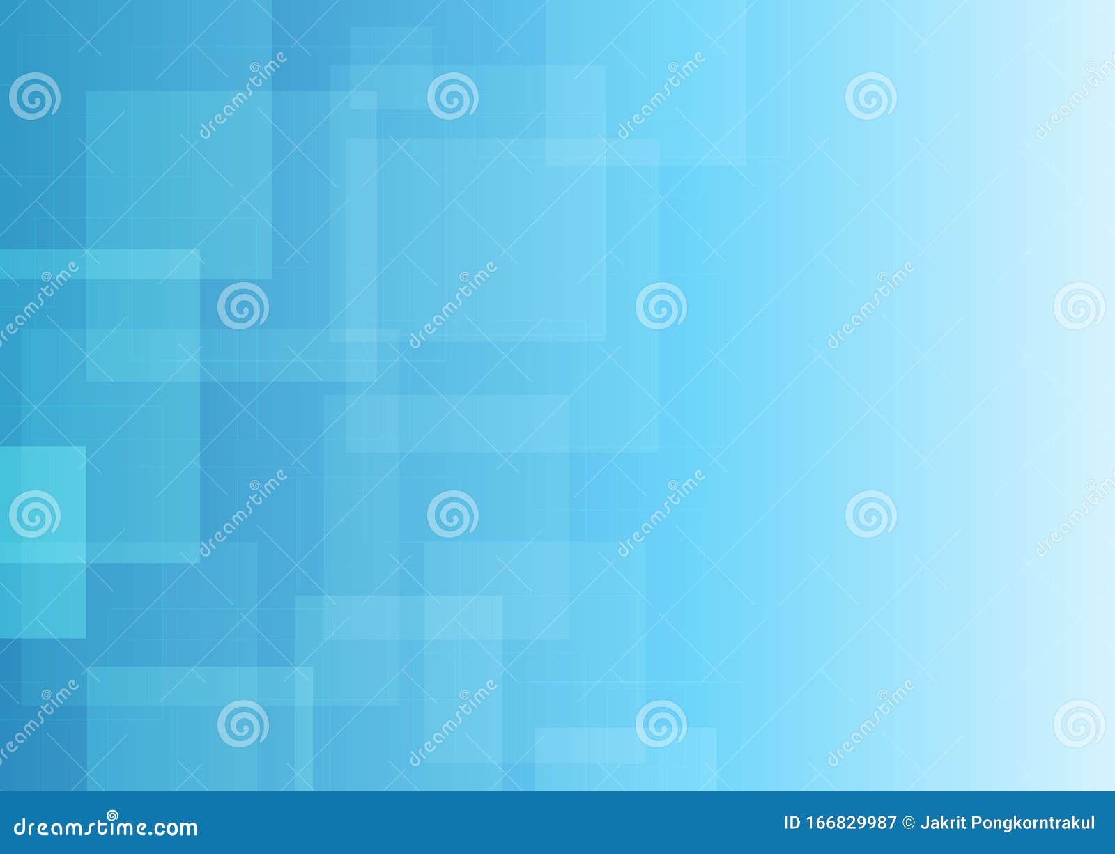 Square Geometric Shape Modern Abstract Design Cyan Color Bright with ...