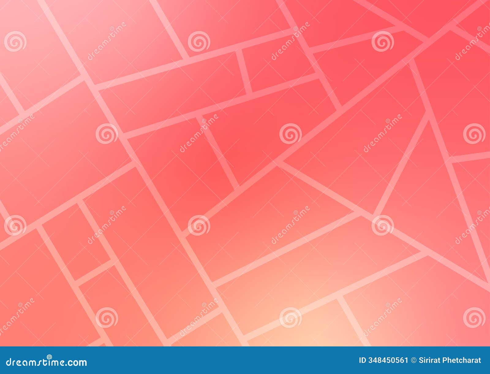 Square Geometry Pink Graphic Presentation Background Stock Illustration ...