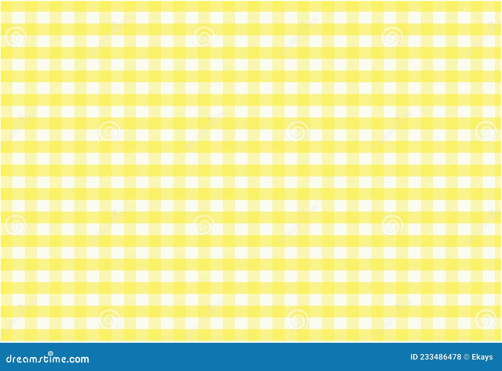 Square Gingham Pattern for a Yellow Background Stock Vector ...