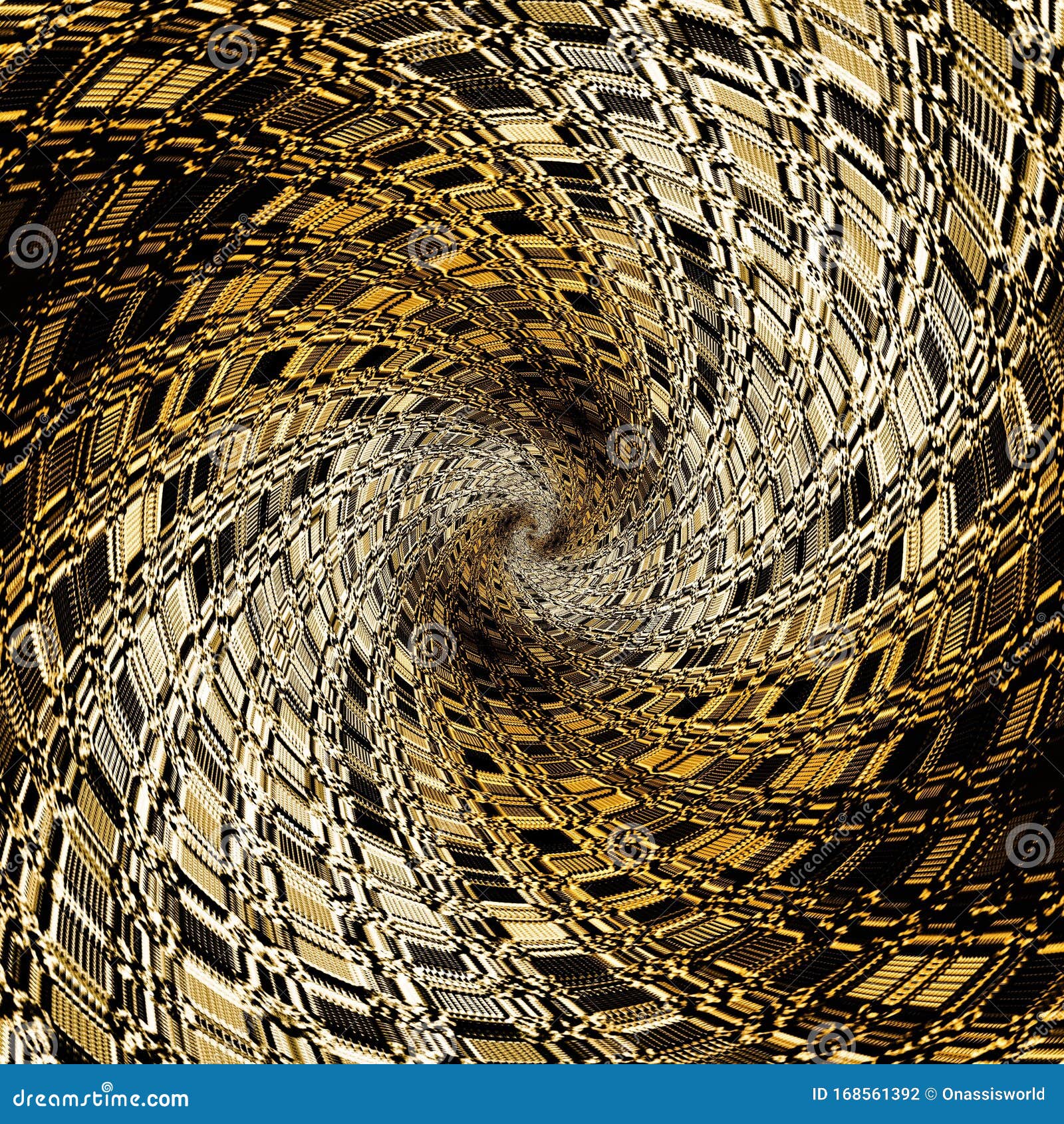 Square Gold Blocks Abstract Background Stock Illustration ...