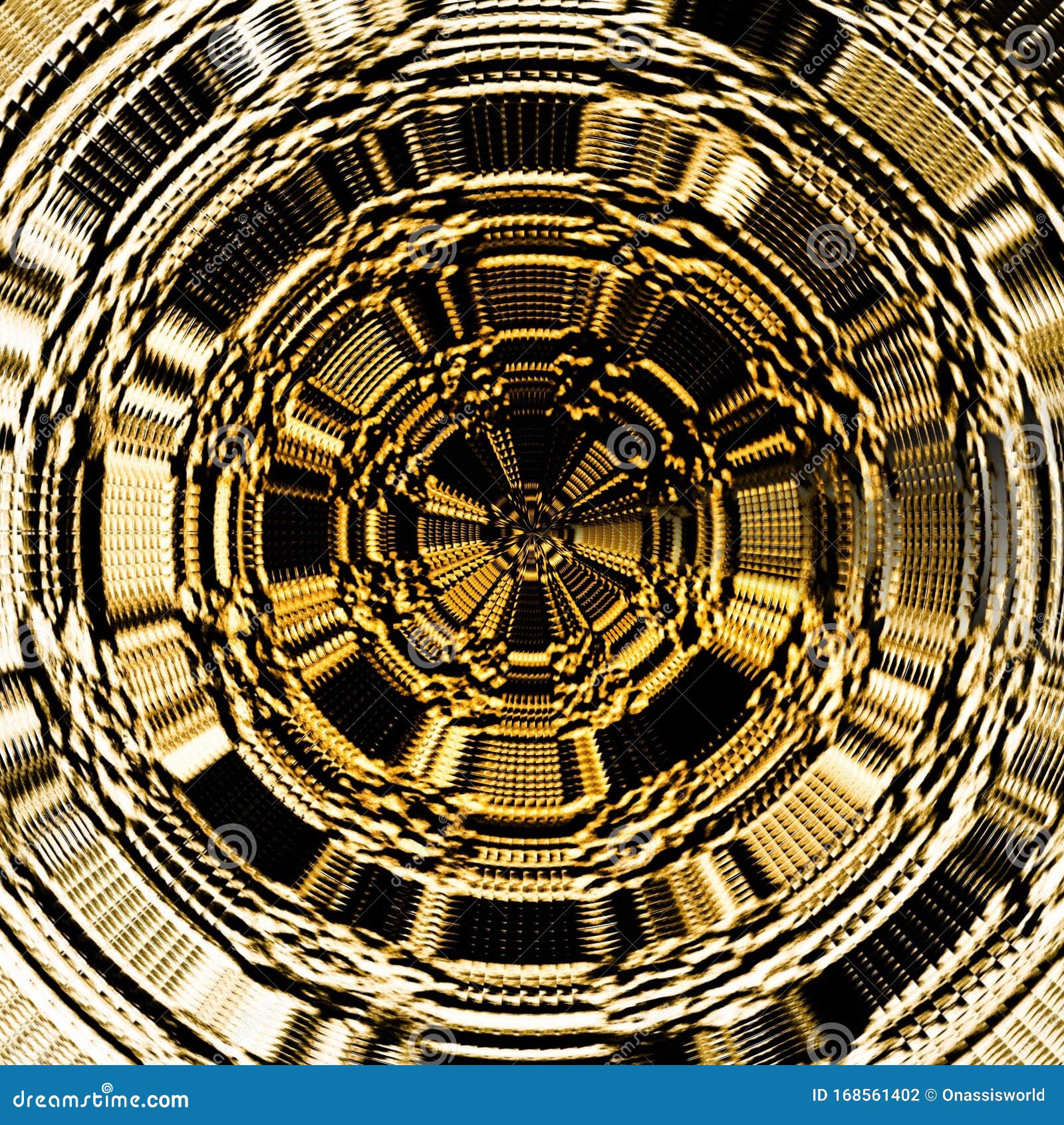 Square Gold Blocks Abstract Background Stock Illustration ...