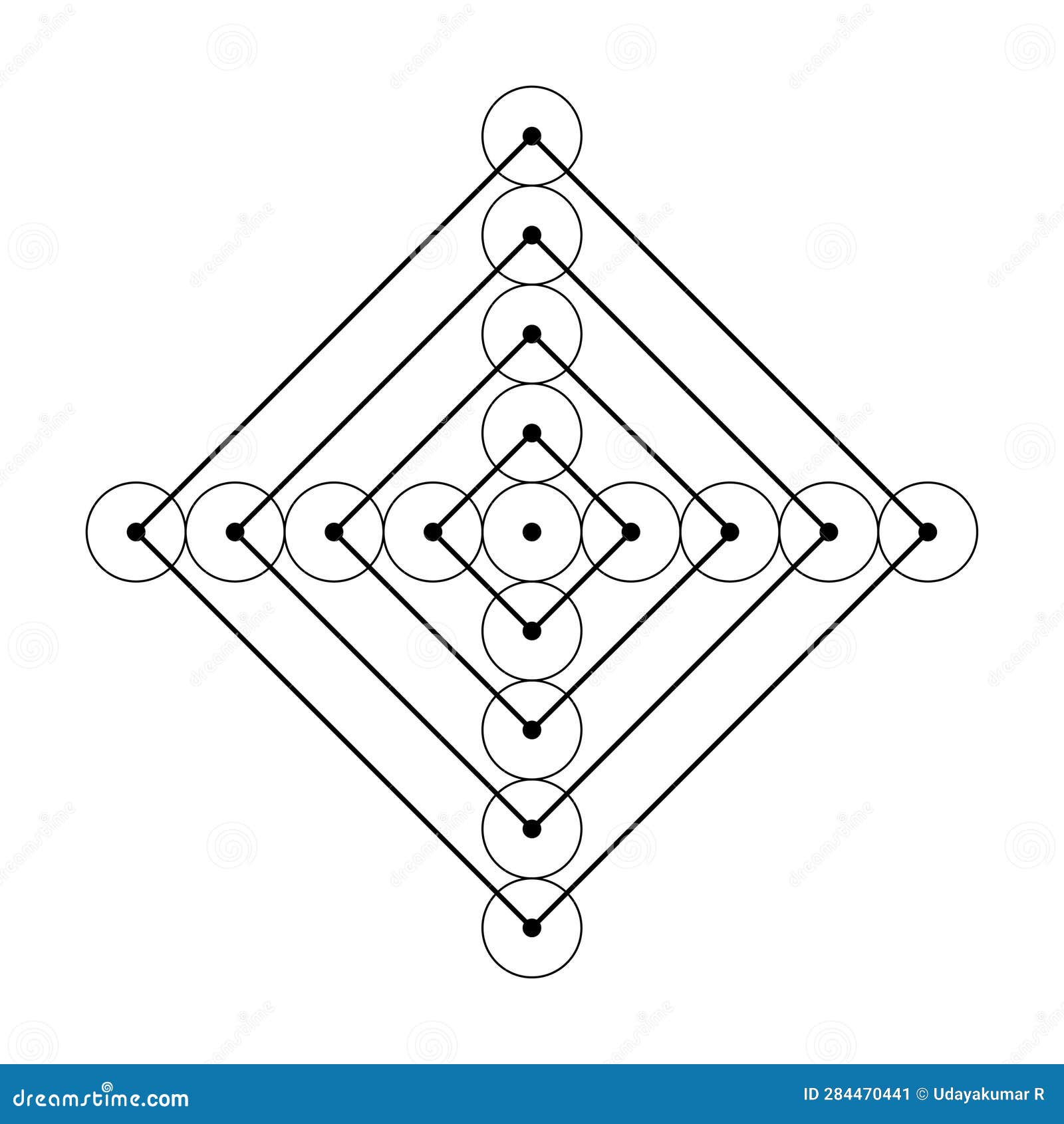 Square Graph. Scared Geometry Vector Design Elements Stock Vector ...