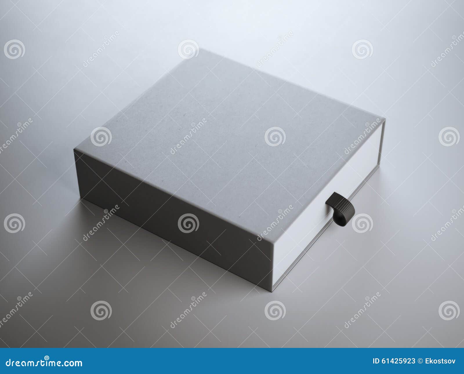 Square Gray Box in White Studio Stock Illustration - Illustration of ...