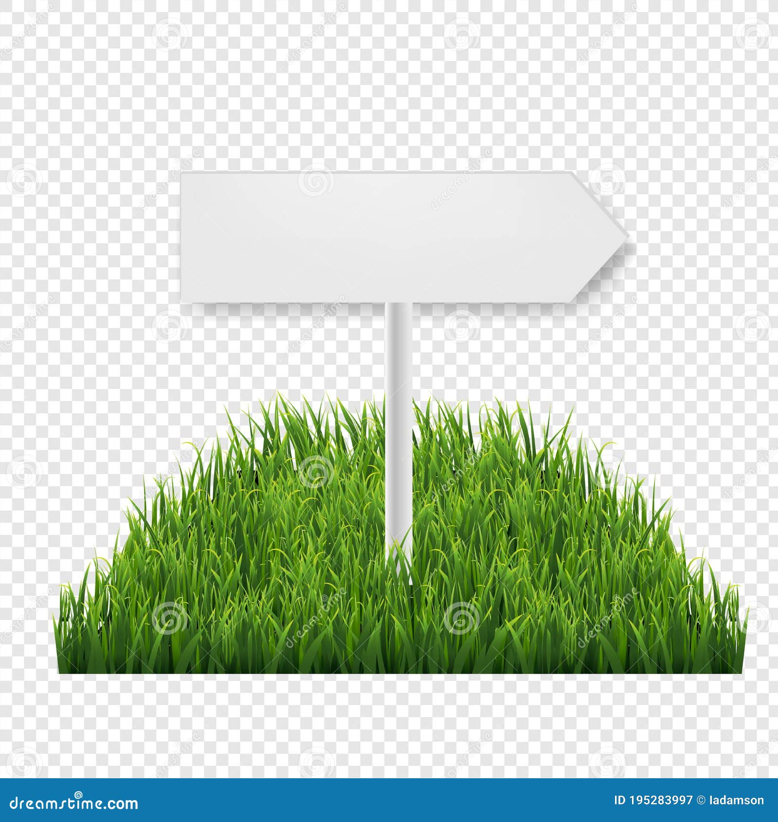 Square of Green Grass Field Transparent Background Stock Vector ...