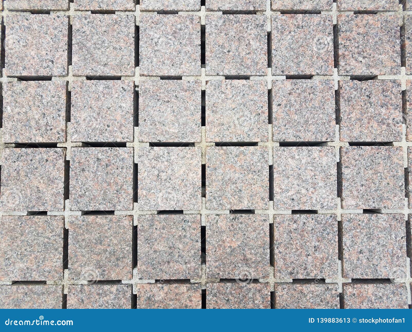 Square Grey Marble Tiles with Spaces in the Cracks Stock Image - Image ...