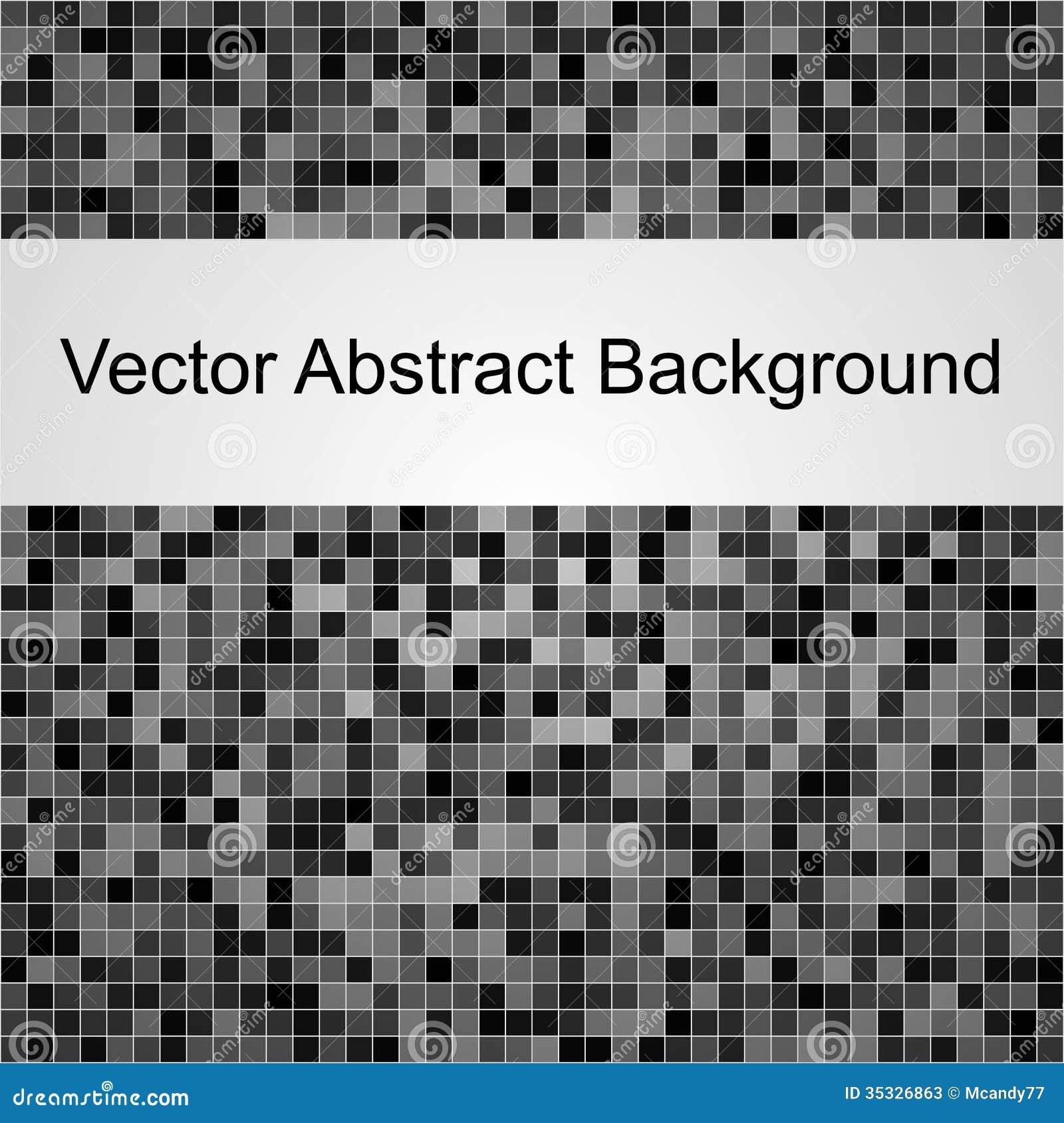 Square Grey Vector Pixel Mosaic Background Stock Vector - Illustration ...