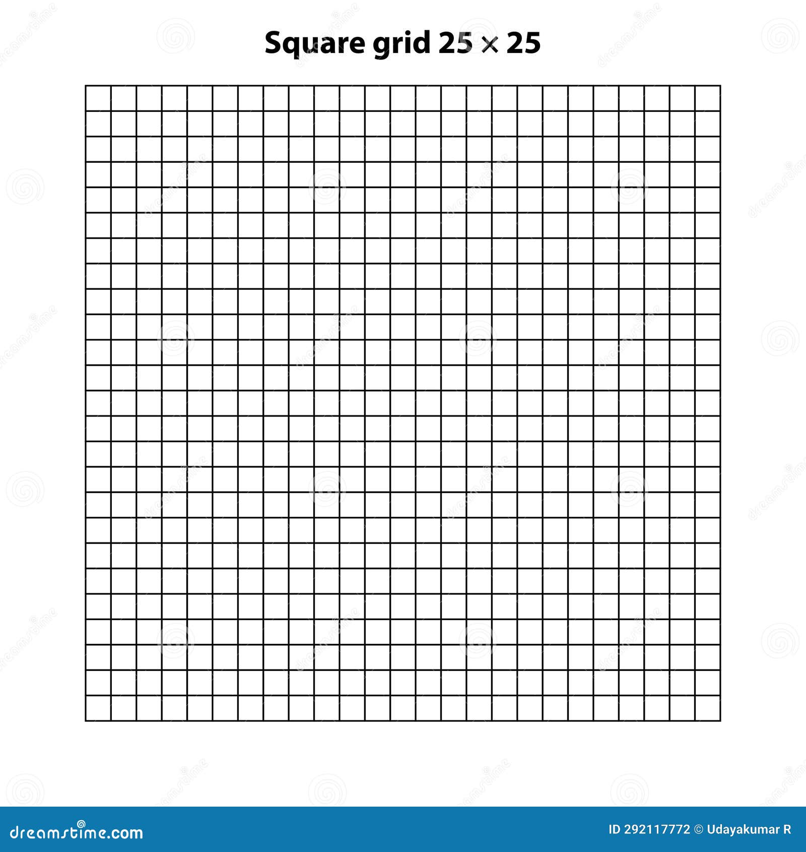 Square Grid with 20 by 20 Squares, Grid Texture Background, Vector ...