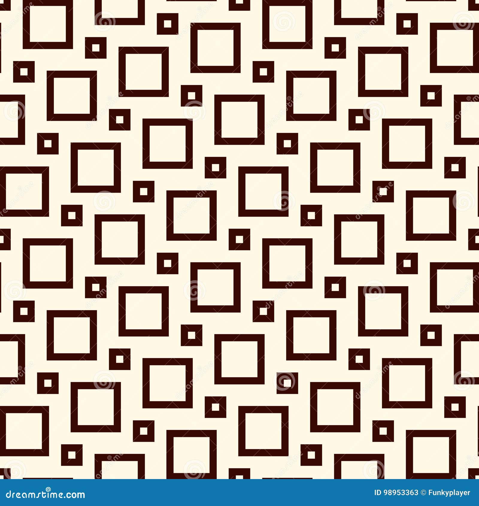 Square Grid Texture. Pythagorean Tiling Motif. Seamless Pattern Design ...