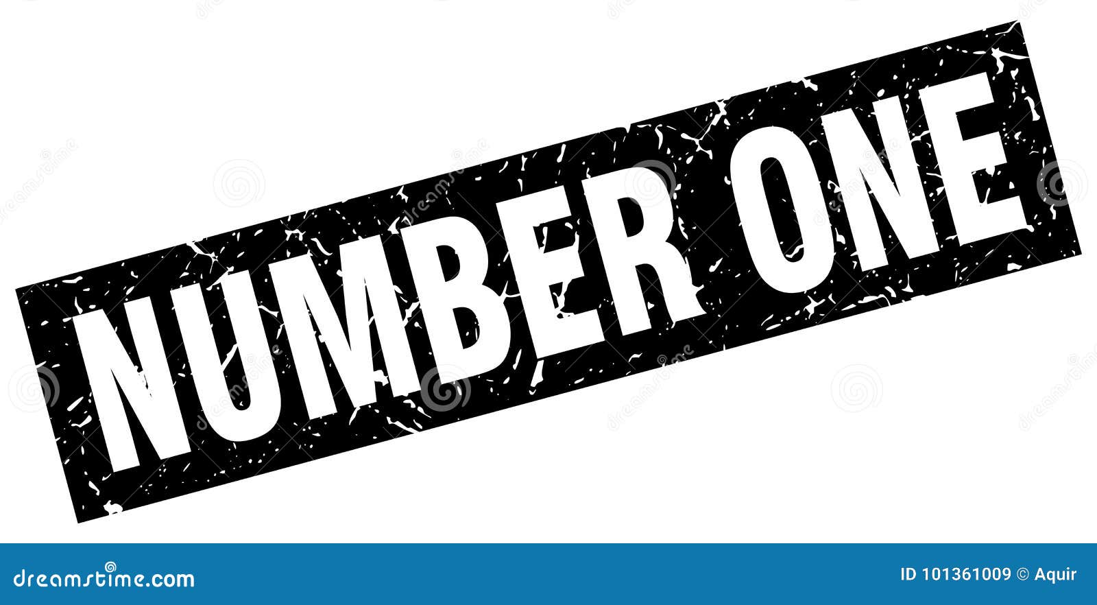 Square Grunge Number One Stamp Stock Vector - Illustration of label ...