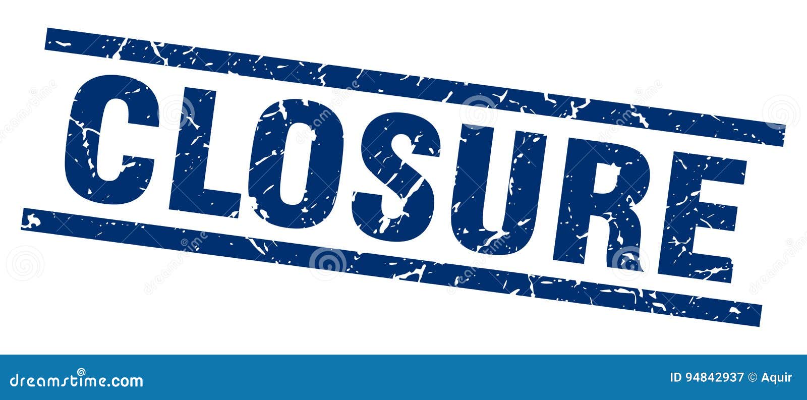 Square Grunge Closure Stamp Stock Vector - Illustration of stamp ...