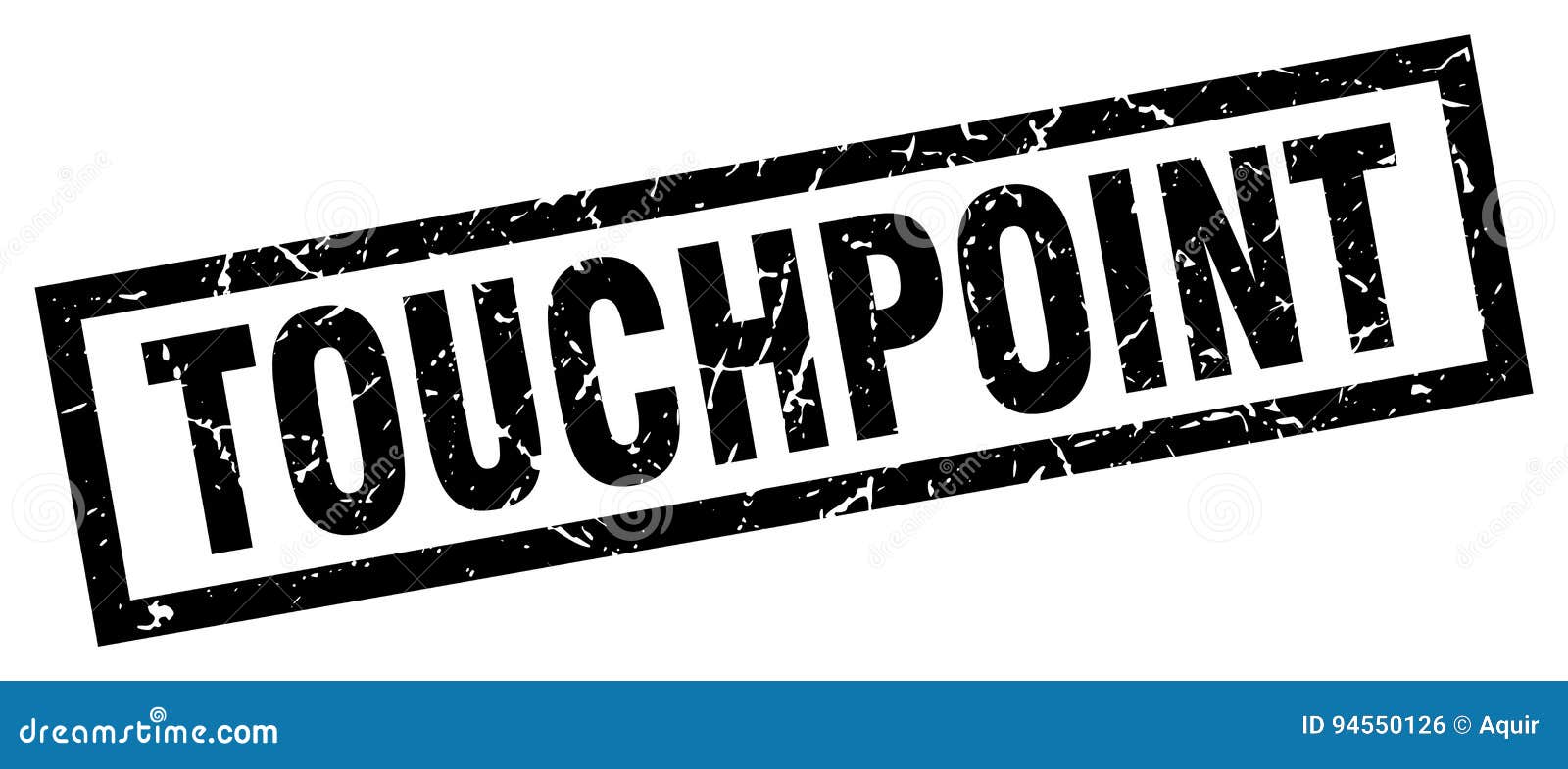 Square Grunge Touchpoint Stamp Stock Vector - Illustration of badge ...