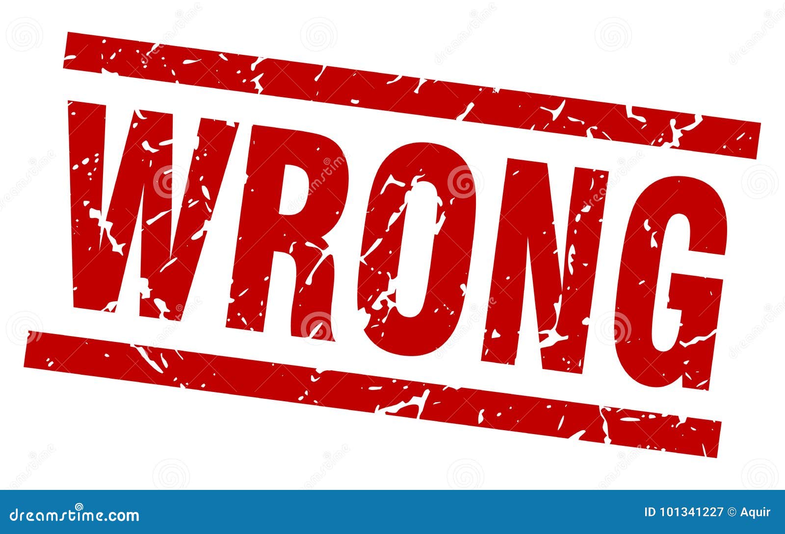 Square grunge wrong stamp stock vector. Illustration of banner - 101341227