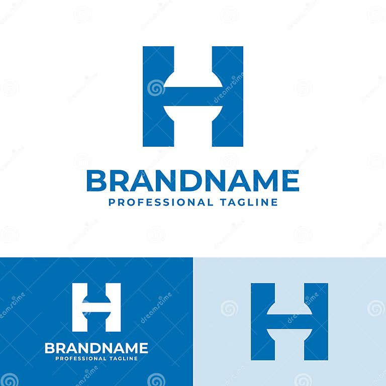 Square H Logo, Suitable for Any Business with H Initial Stock ...