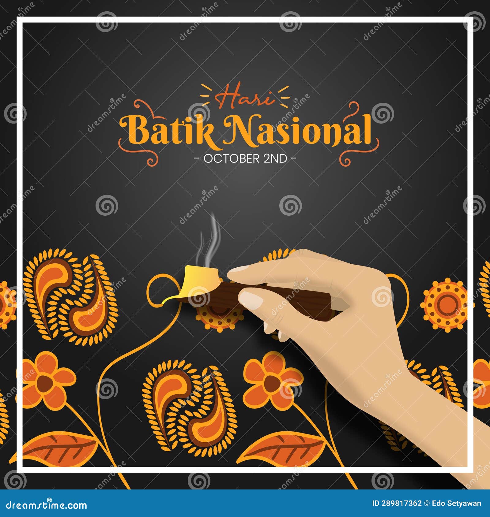 Square Hari Kelahiran Pancasila Or Pancasila Birthday Background With A ...