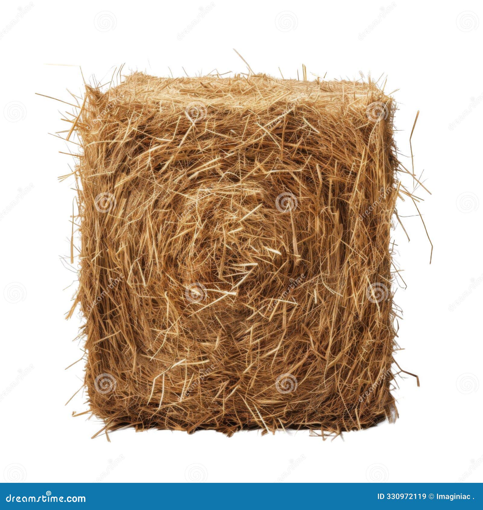 Square Hay Bale with Rough Texture Stock Illustration - Illustration of ...