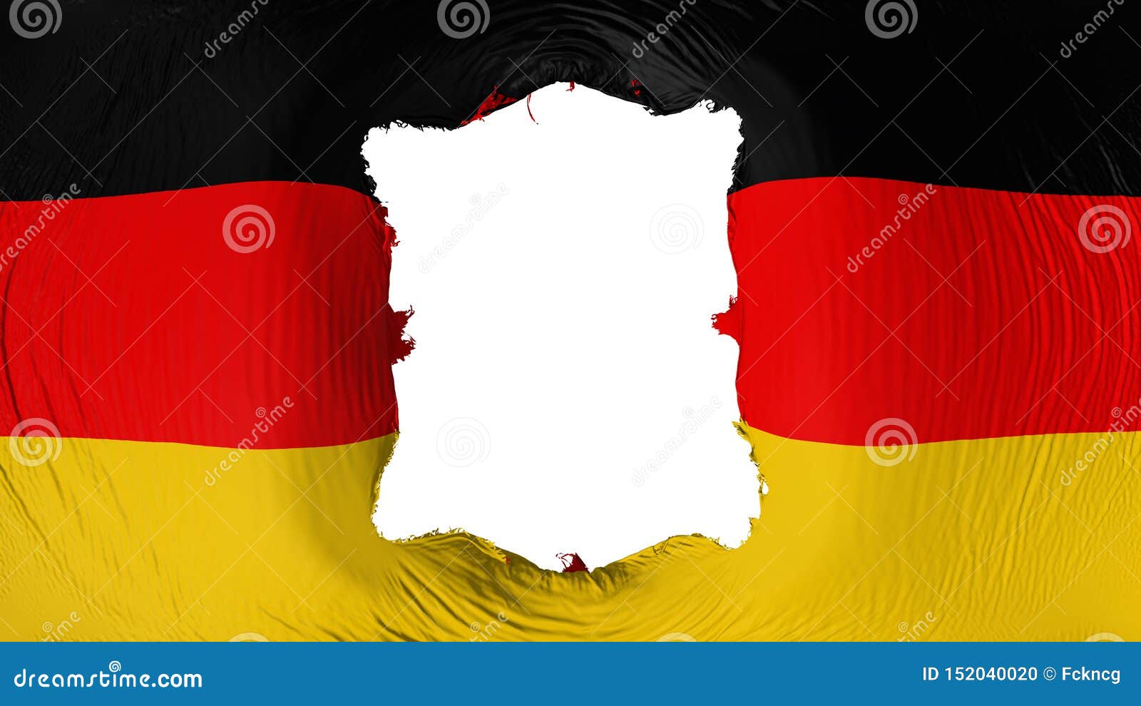 Square Hole in the Germany Flag Stock Illustration - Illustration of ...