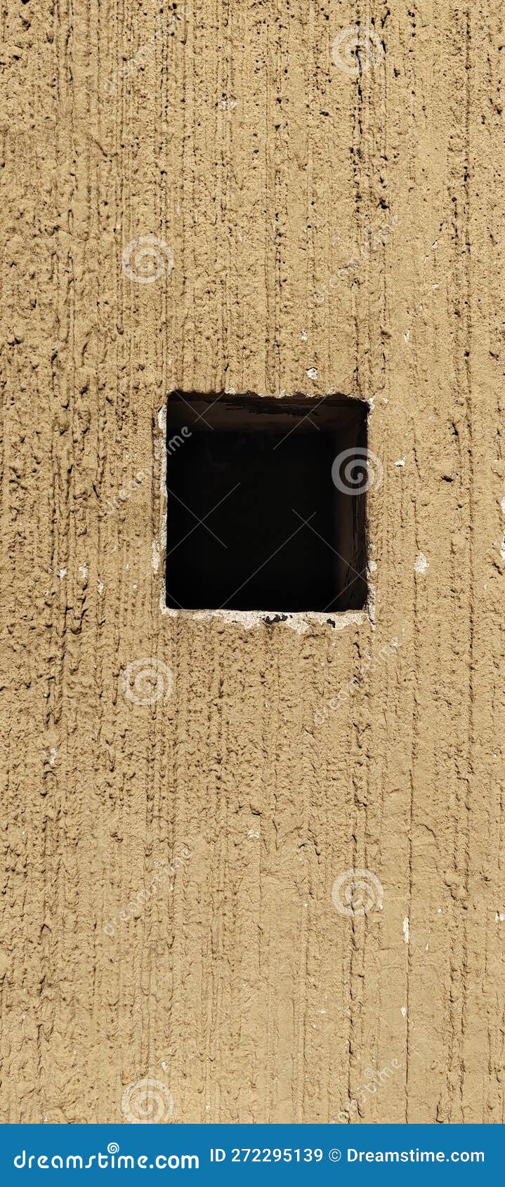 A Square, a Hole in the Wall. a Small Opening in the Wall. Ventilation ...