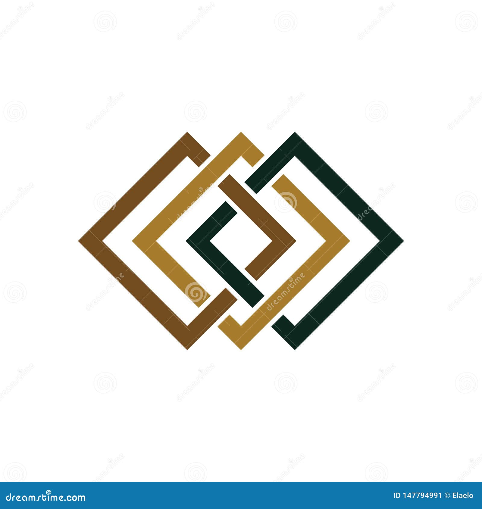 Square Icon Vector Illustration Stock Vector - Illustration of template ...