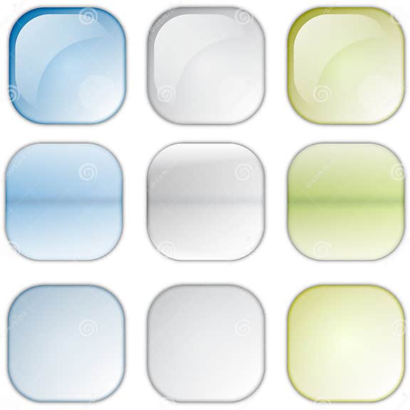 Square icons stock vector. Illustration of transparent - 5660711