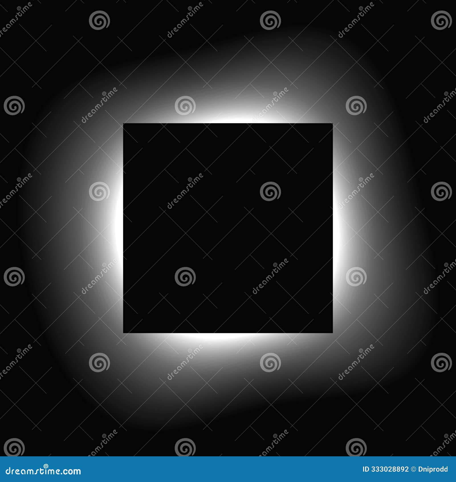 Square Illuminate Light Frame Cartoon Vector | CartoonDealer.com #344242025